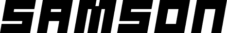Samson Oblique font | Fonts2u.com