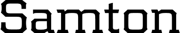 Samton Bold font