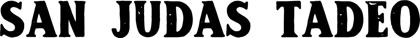 San Judas Tadeo font
