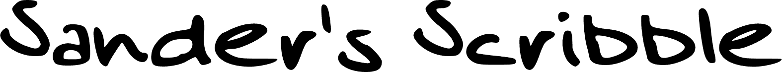 Sander's Scribble fuente | Fonts2u.com