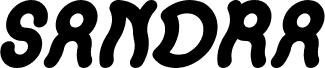 SANDRA Bold font