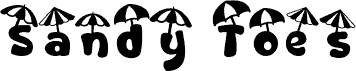 Sandy Toes Wave font | Fonts2u.com