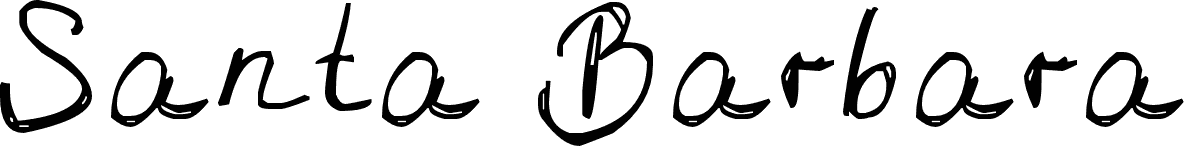 Santa Barbara Schriftart