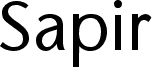 Sapir Italic font | Fonts2u.com