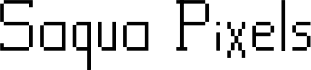 Saqua Pixels font | Fonts2u.com