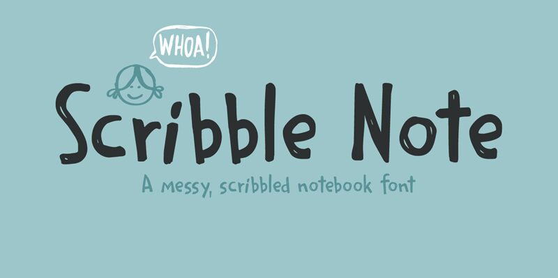 Scribble Note DEMO Regular font | Fonts2u.com