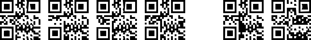 Scan me QR font