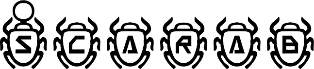Scarab font