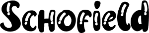 Schofield font | Fonts2u.com