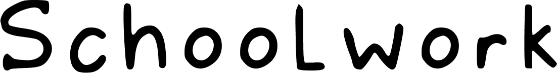 Schoolwork Regular font | Fonts2u.com