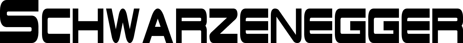 Schwarzenegger Condensed font | Fonts2u.com