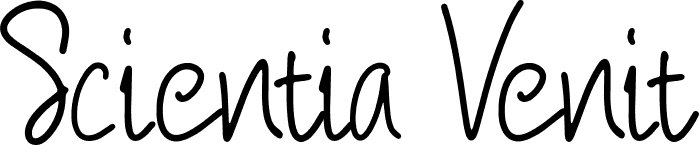Scientia Venit font