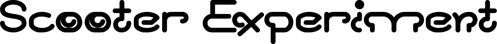 Scooter Experiment Bold font | Fonts2u.com