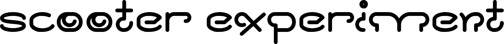 scooter experiment font | Fonts2u.com