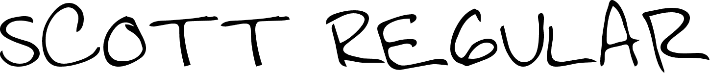 Scott Regular fuente