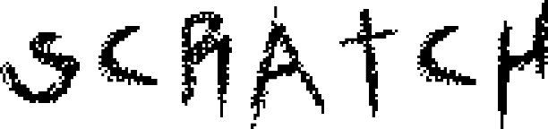 Scratch Regular font