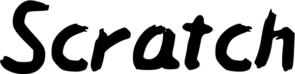Scratch font