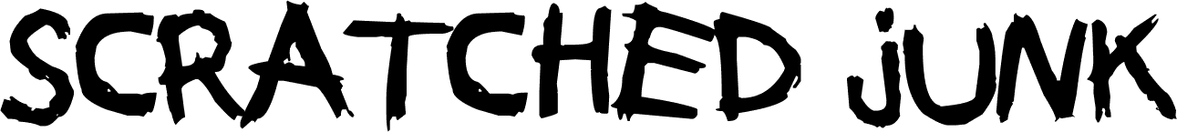Scratched Junk font | Fonts2u.com
