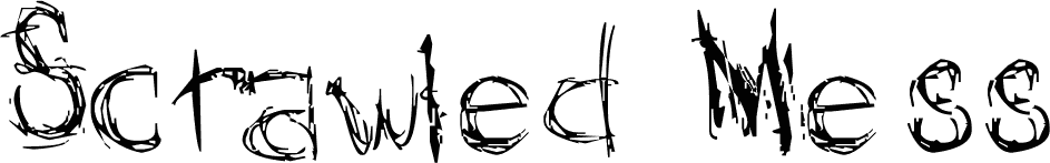 Scrawled Mess font | Fonts2u.com