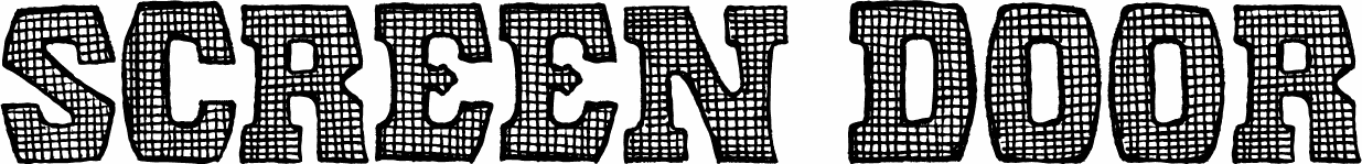 Screen Door Regular font | Fonts2u.com