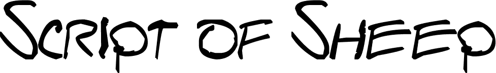 Script of Sheep font | Fonts2u.com