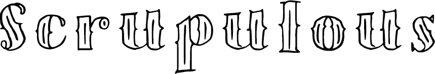 Scrupulous Regular font | Fonts2u.com