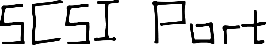 SCSI Port font | Fonts2u.com