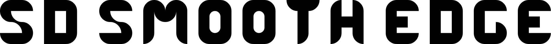 SD Smooth Edge Regular font | Fonts2u.com