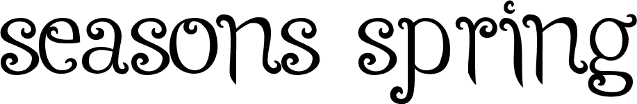 Seasons-Spring font | Fonts2u.com