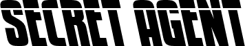 secret agent Regular font