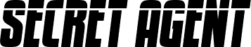 secret agent Regular font