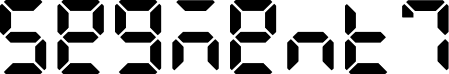 Segment7 font | Fonts2u.com
