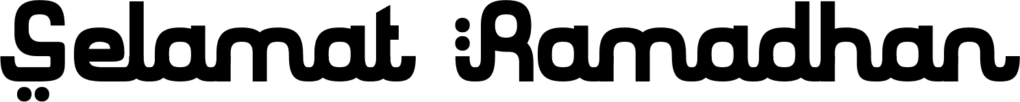 Selamat Ramadhan Regular font