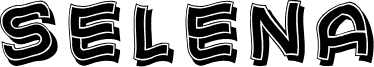 Selena Regular font