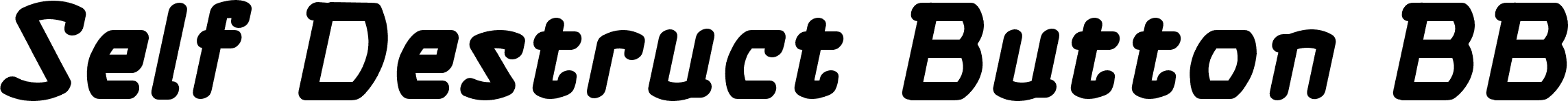 Self Destruct Button BB Bold fuente | Fonts2u.com
