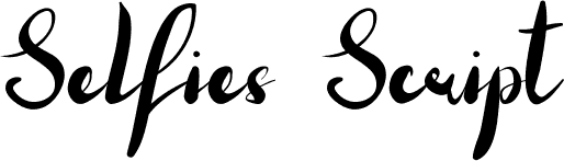 Selfies Demo Script font