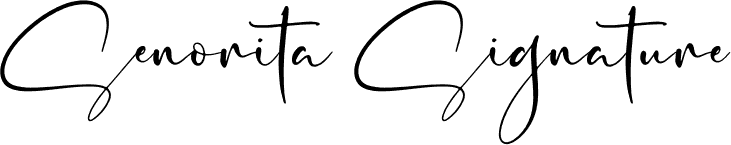 Senorita Signature font