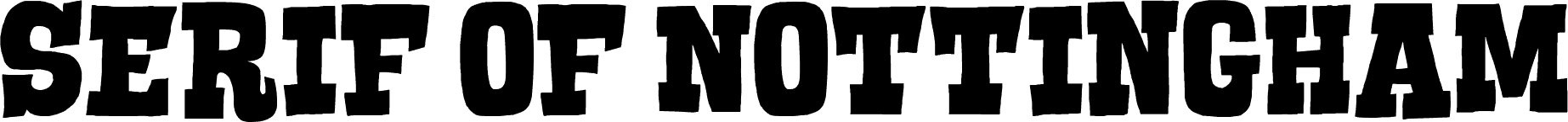 Serif of Nottingham font | Fonts2u.com