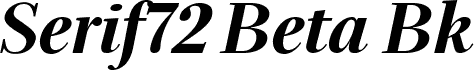 Serif72Beta-Black font