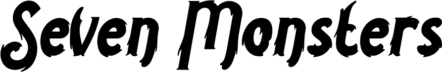 Seven Monsters Demo font