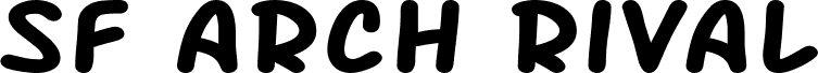 SF Arch Rival Extended font | Fonts2u.com
