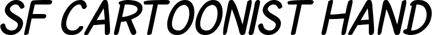 SF Cartoonist Hand Bold font