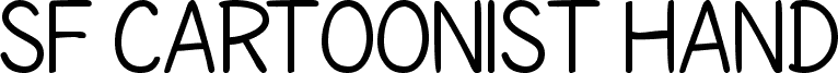 SF Cartoonist Hand Bold font