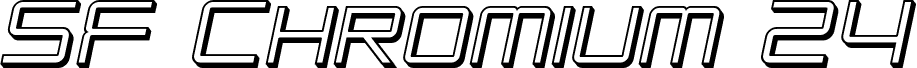 SF Chromium 24 Bold font | Fonts2u.com