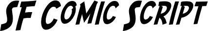 SF Comic Script Outline font | Fonts2u.com