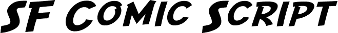 SF Comic Script Condensed font | Fonts2u.com