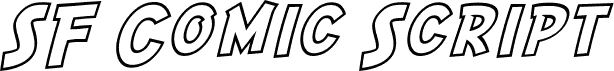 SF Comic Script Condensed font | Fonts2u.com