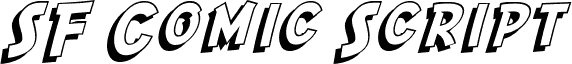 SF Comic Script Condensed font