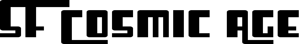 SF Cosmic Age Upright Bold font | Fonts2u.com