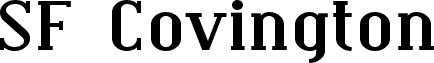 SF Covington Italic font | Fonts2u.com